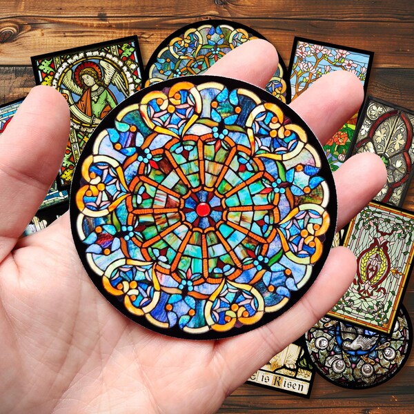 Stained Glass Decals - Etsy