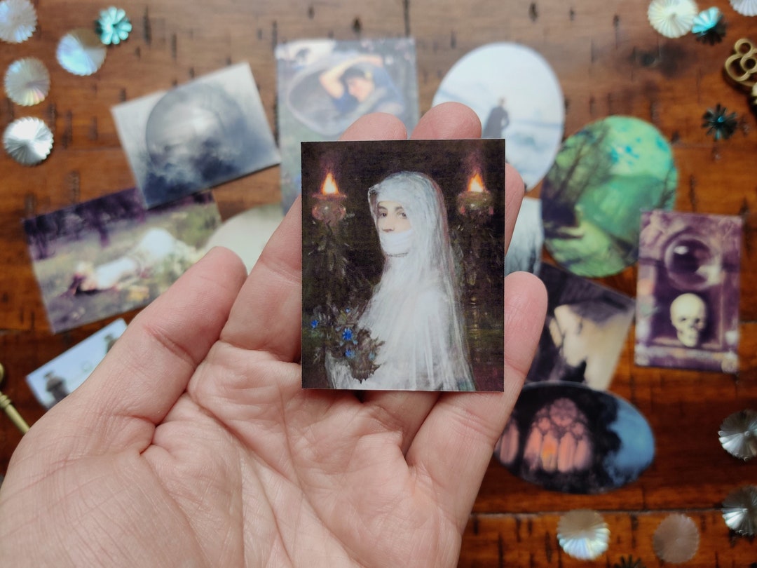 14 Piece Gothic Romantic Sticker Set, Romantic Art, Gothic Art, Gothic ...