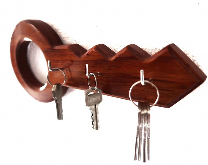 Wooden Key Holder - Etsy