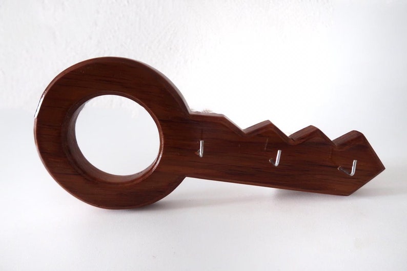 KEY - Key Shaped Key Hook -wooden Key Holder - Handmade - Etsy