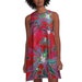 Flattering A-line Dress, Marijuana, Cannabis, Weed, Flowers by Maru ...