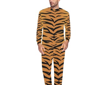 Men Pajama Set Tiger - Etsy