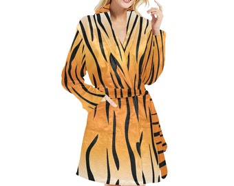 Fleece Tiger Robe - Etsy