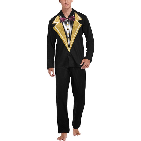 Tuxedo Pajamas - Etsy