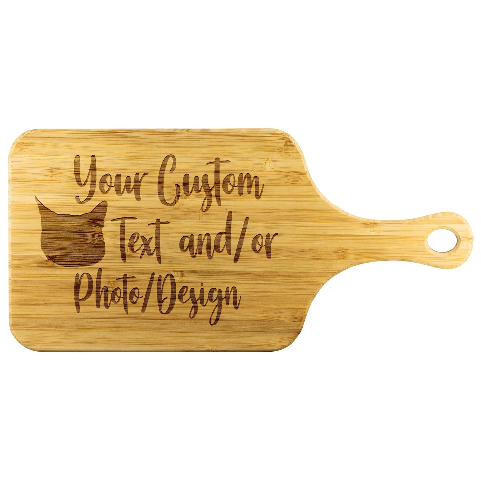 Custom Bamboo Cutting Board Personalized Cutting Board - Etsy