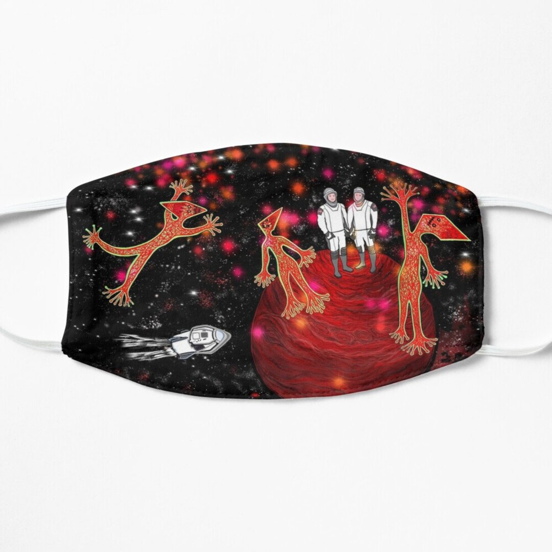 Two Layer Face Mask Astronauts Robert Behnken Douglas Hurley - Etsy