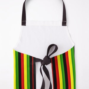 Rasta Flag Apron, Rastafari, Jamaica, Rastafarian, Reggae, Ethiopia ...