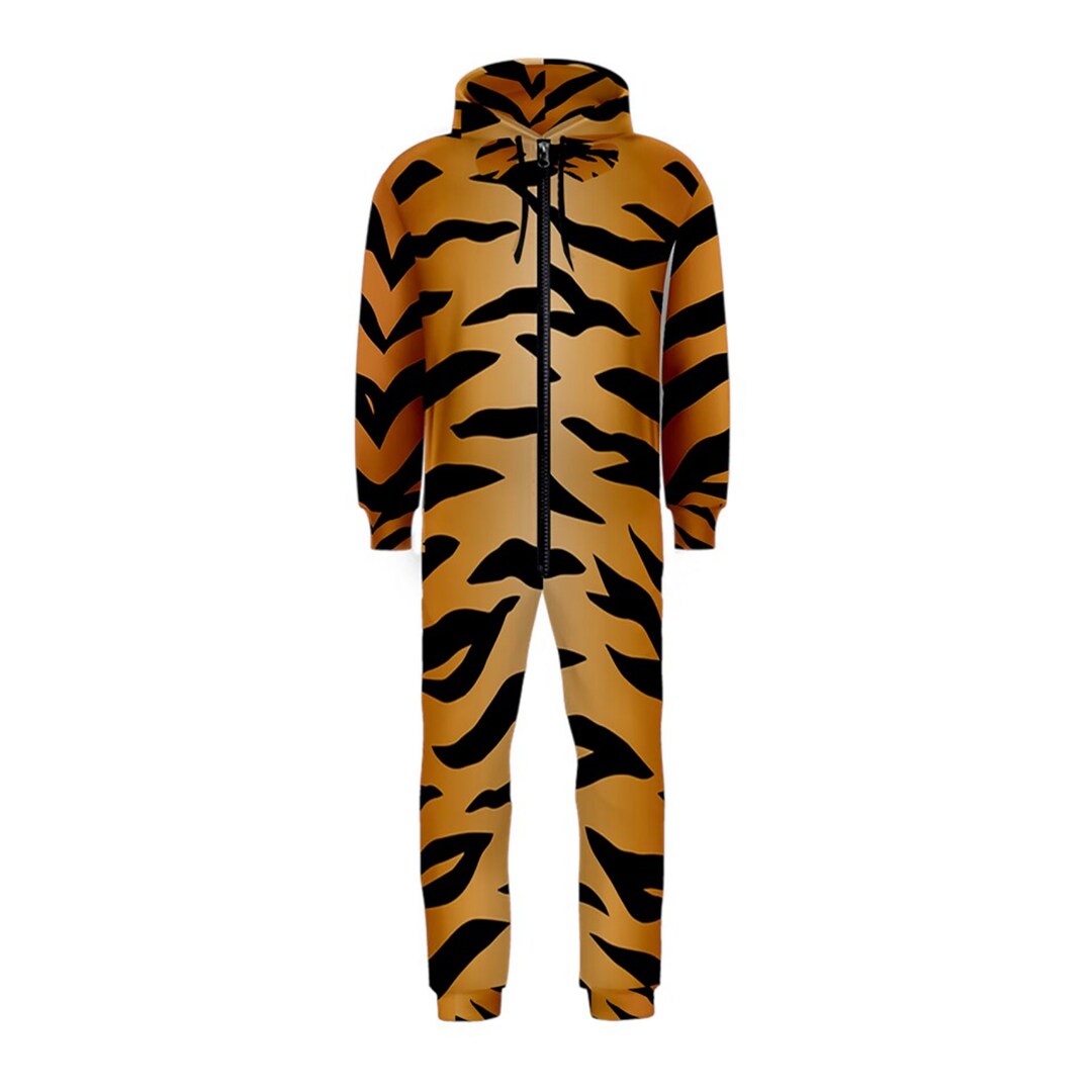 Tiger Romper, Tiger Jumpsuit for Kids, Tiger Print Bodysuit, Animal ...