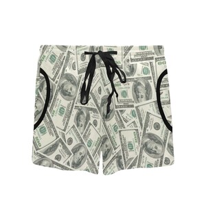 Beach Shorts Money, One Million Dollars, Cash, One Hundred Dollar Bills ...
