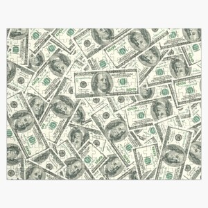 Rectangle Jigsaw Puzzle Money, One Million Dollars, Cash, One Hundred ...