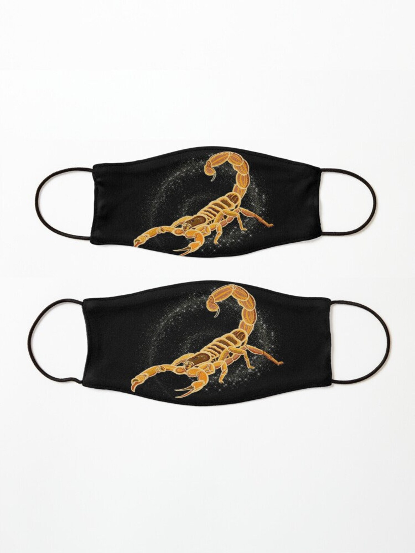 Scorpio Scorpion Zodiac Two Layer Face Mask 4 Sizes Regular - Etsy