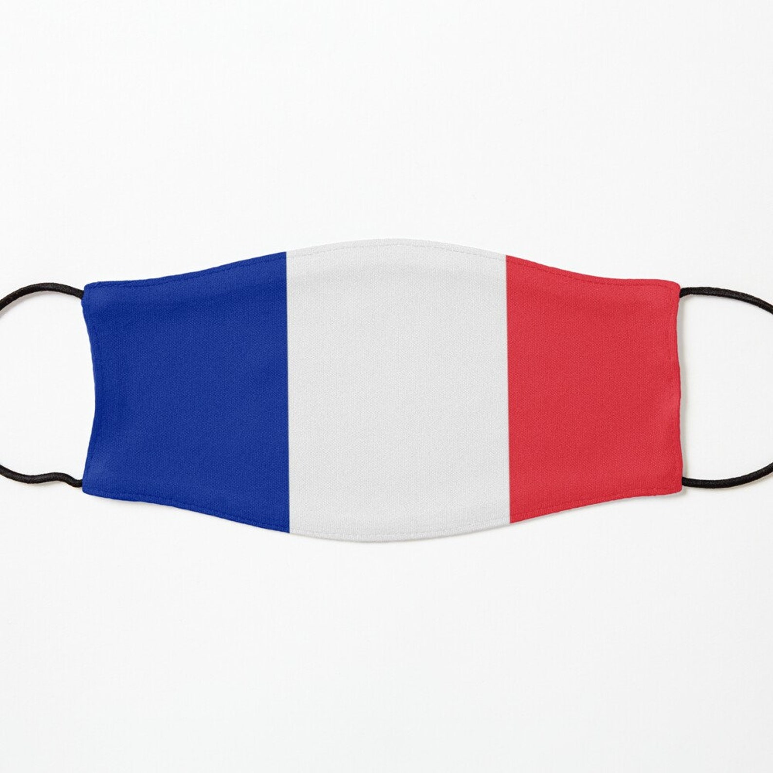 Two Layer Face Mask I LOVE France Country Flag 4 Sizes Regular | Etsy