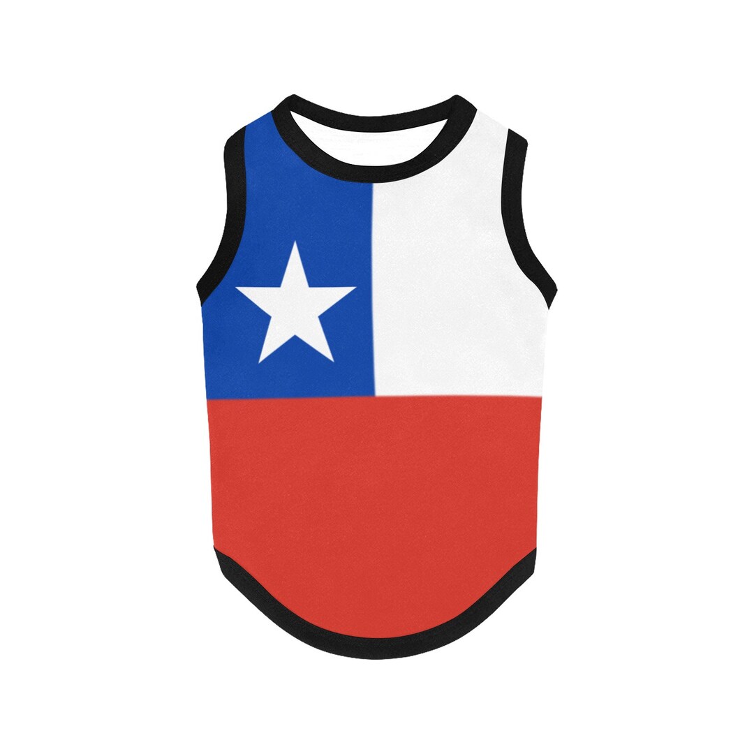 Dog T-shirt I Love Chile Dog T-shirt, Chilean Flag Dog Tank Top, Dog ...