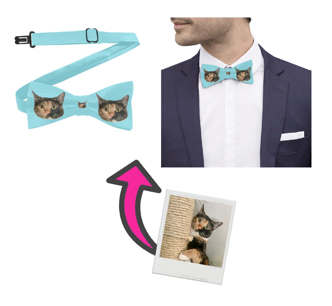 Custom Photo Bow Tie, Personalized Bow Tie, Design Your Bow Tie, Add ...