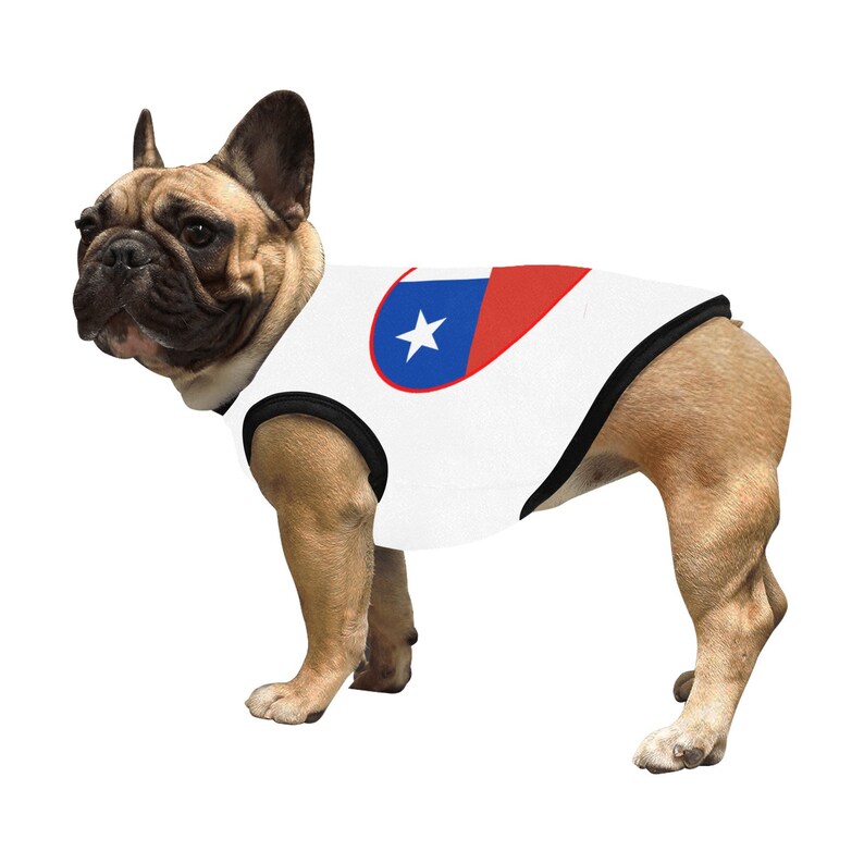 Dog T-shirt I Love Chile Dog T-shirt Chilean Flag Dog Tank - Etsy