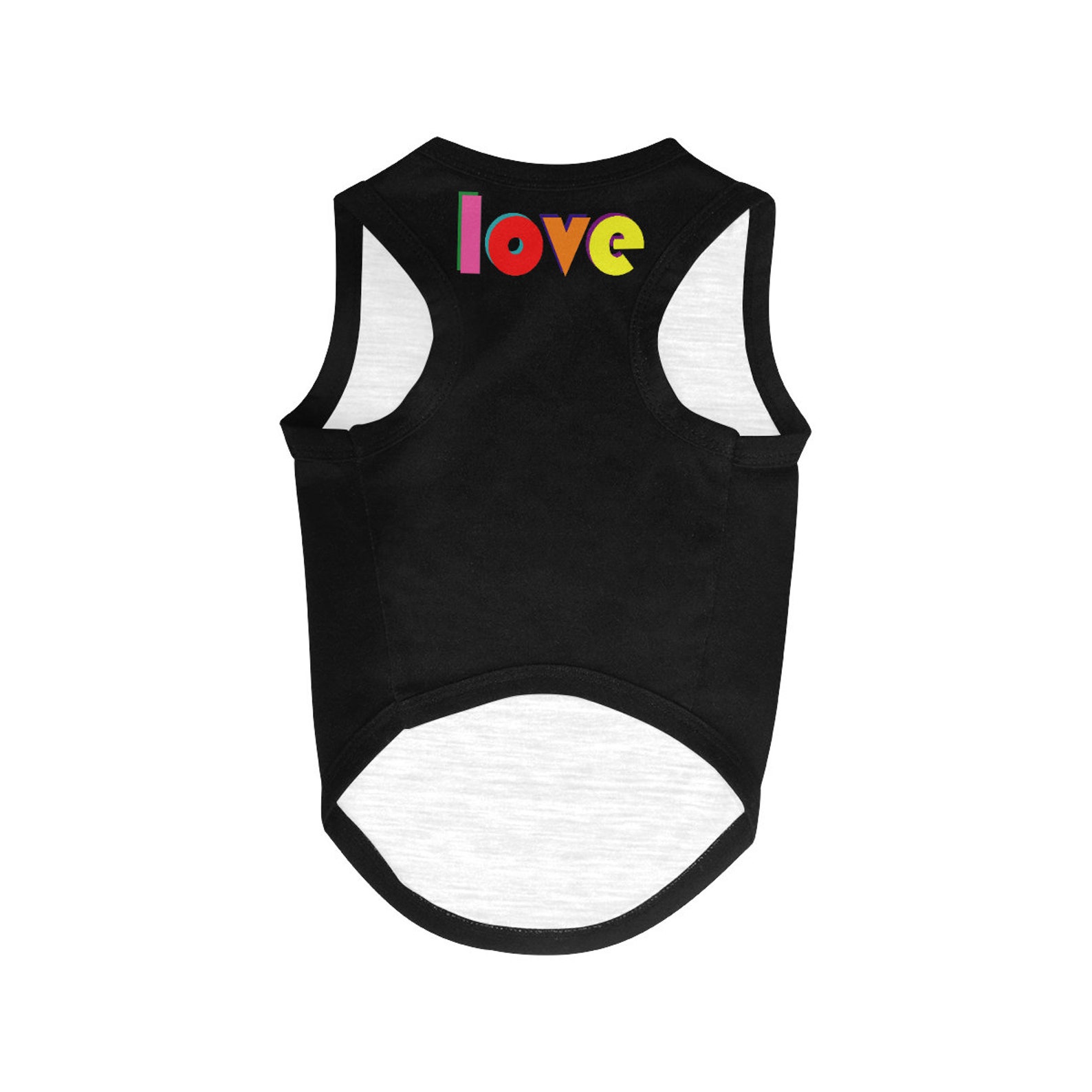 Love Dog Tank Top Dog shirt Dog clothes Gifts front back | Etsy