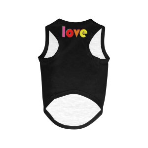 Love Dog Tank Top, Dog Shirt, Dog Clothes, Gifts, Front Back Print, 7 ...