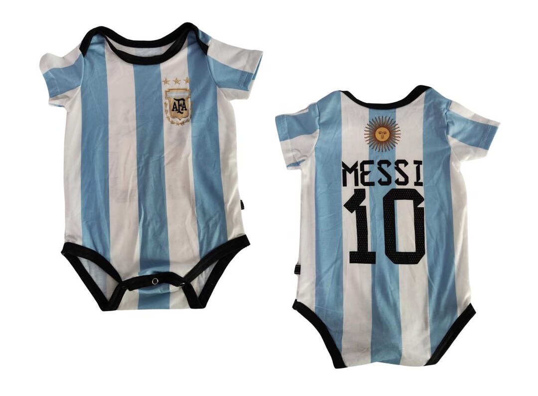 Messi Baby Romper Argentina Soccer Team Baby Onesie Messi 10 Newborn ...