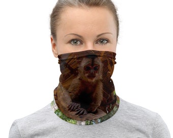 Yin Yang Monkey Neck Gaiter Martial Arts Karate Animal Print - Etsy