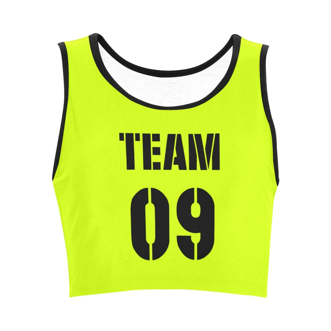 Custom Team Sports Bra, Crop Top, Personalized Sports Bra, Design Your ...