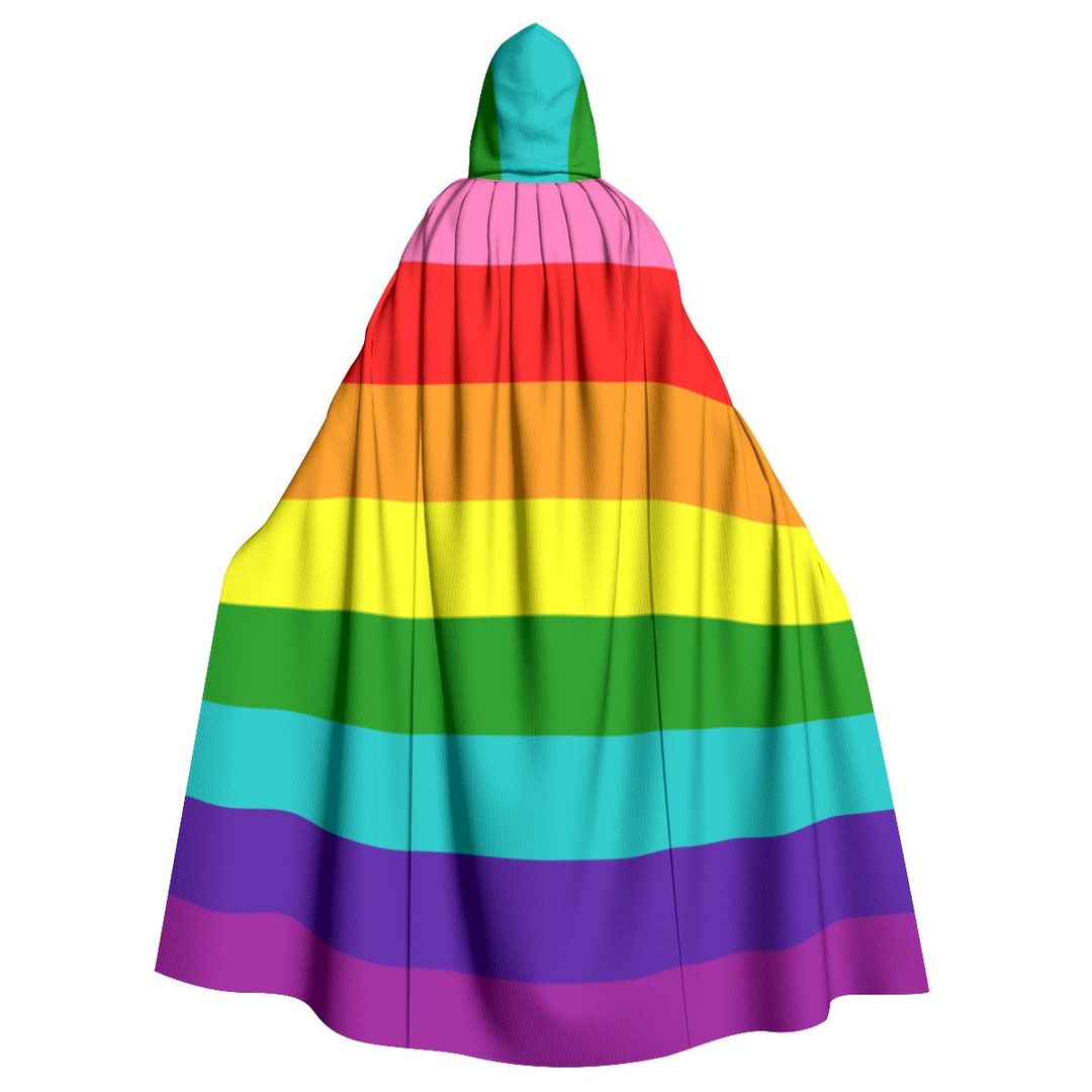 Love is Love Hooded Cloak, LGBTQ Cloak, Pride Cloak, Rainbow Cloak ...