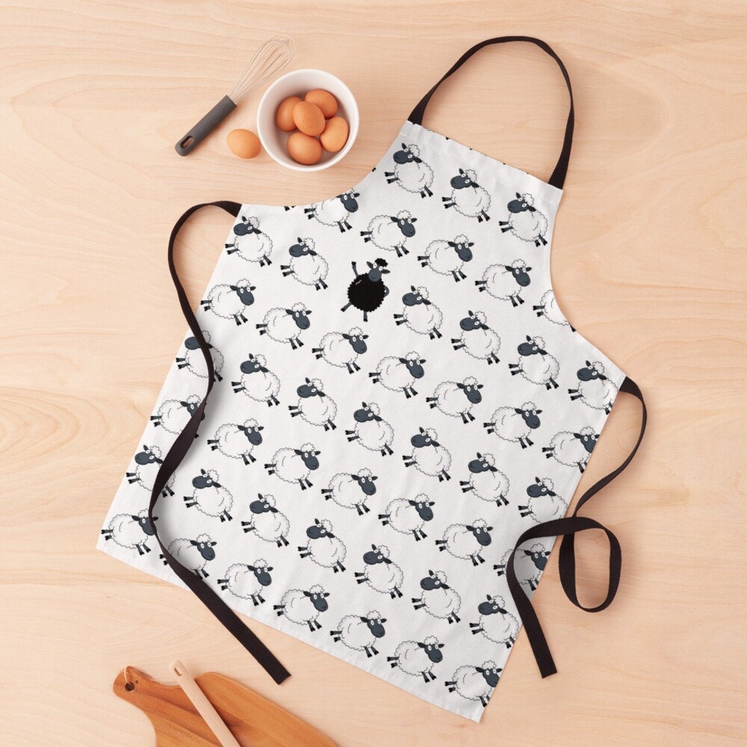 Black Sheep Apron Diana Apron Animal Apron Farm Animals - Etsy