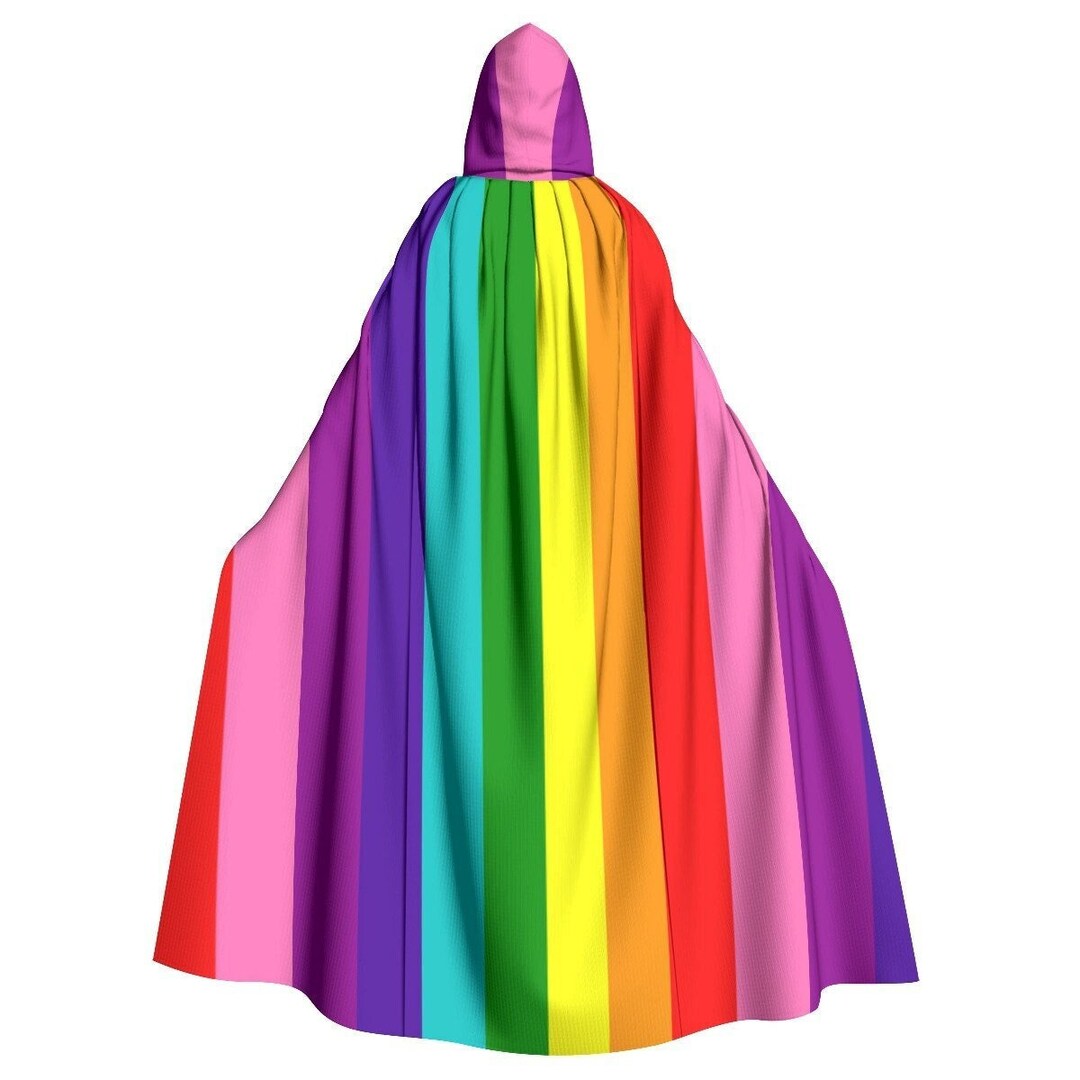Love is Love Hooded Cloak, LGBTQ Cloak, Pride Cloak, Rainbow Cloak ...