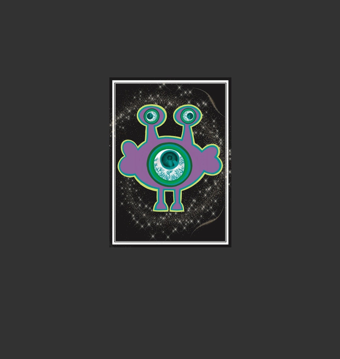 Halloween Monster 20 by Maru, Halloween Print, Halloween Poster, Spooky ...