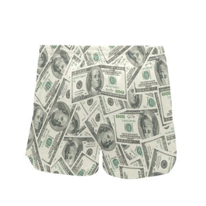 Beach Shorts Money, One Million Dollars, Cash, One Hundred Dollar Bills ...