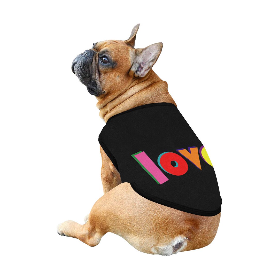 Love Dog Tank Top Dog Shirt Dog Clothes Gifts Front Back - Etsy