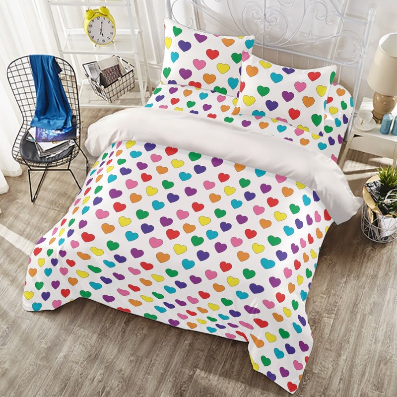 Rainbow Duvet Cover - Etsy
