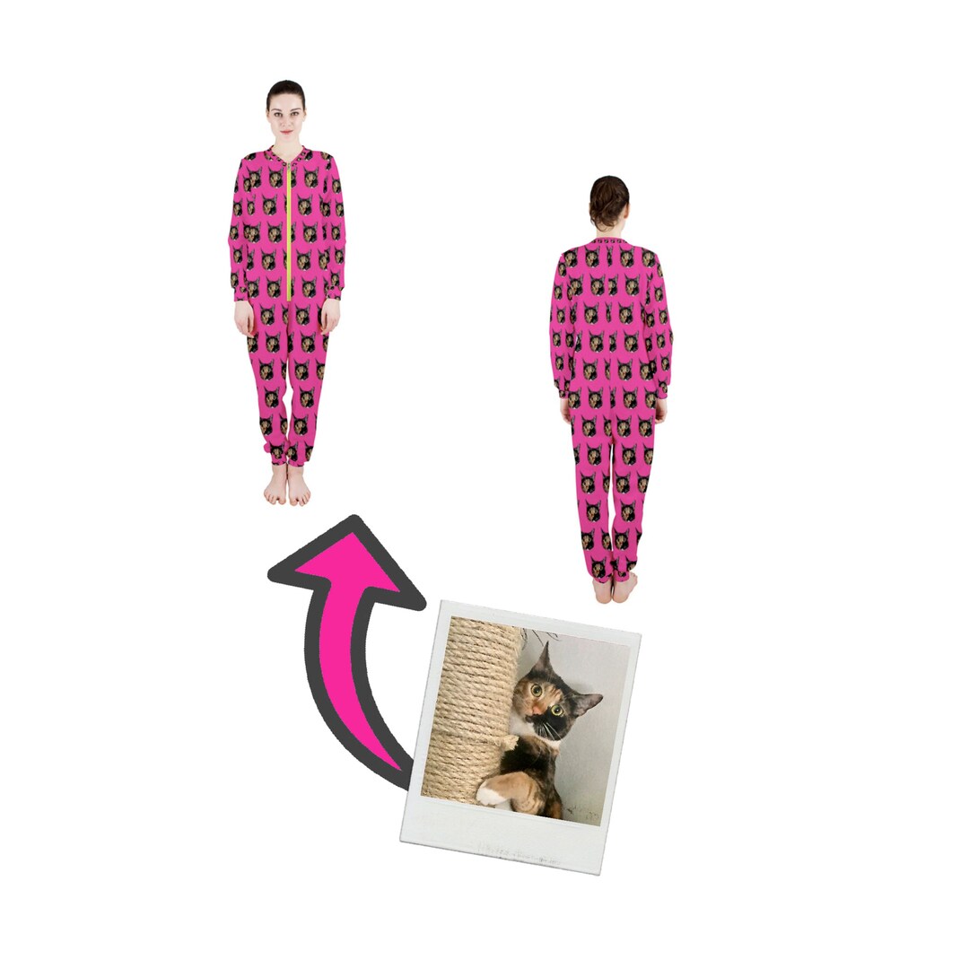 Custom Photo Onesie, Personalized Jumpsuit for Women, Design Your Own ...