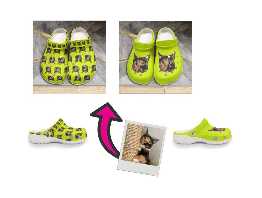 Custom Photo Men's Clogs, Personalized Clogs, Custom Design Your Own ...