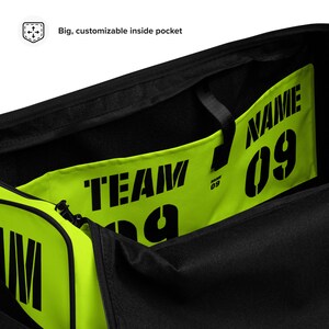 Custom Team Duffle Bag Personalized Bag Team Uniform Sports - Etsy