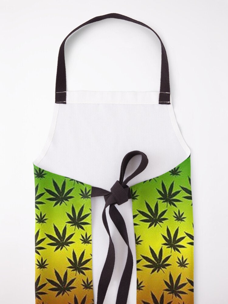 Apron Marijuana Cannabis Weed Ganja 420 Nature Leaves | Etsy