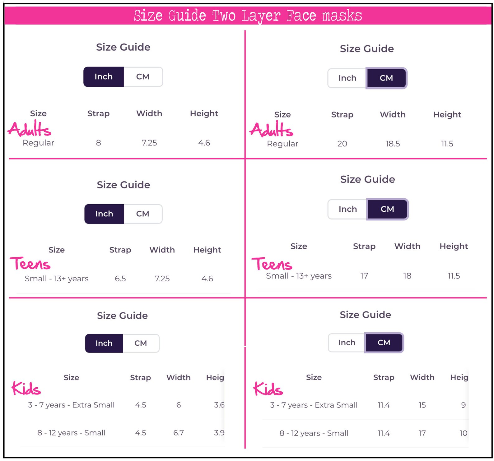Two Layer Face Mask Aci's Mega Beef Burger 4 Sizes Regular | Etsy