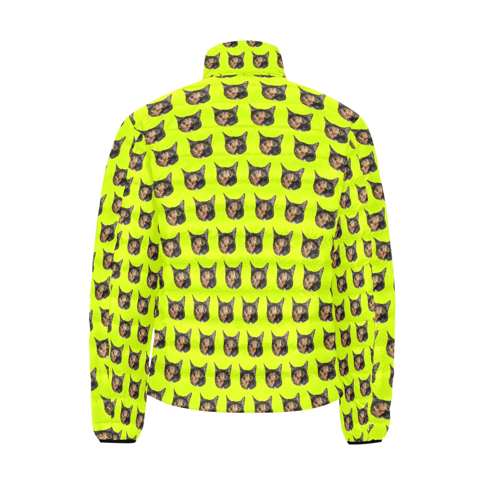 Custom Photo Padded Jacket for Men Personalized Puffer - Etsy