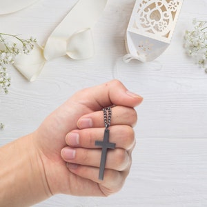 Custom Sacred Cross Necklace, Personalized Necklace, Custom Design Your ...