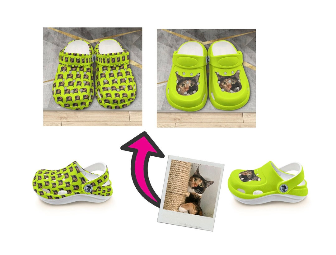 Custom Photo Kid's Clogs, Personalized Clogs, Custom Design Your Own ...