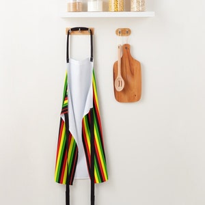 Rasta Flag Apron, Rastafari, Jamaica, Rastafarian, Reggae, Ethiopia ...