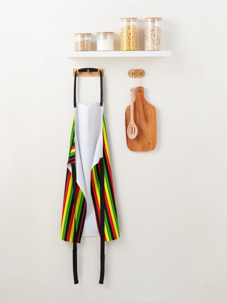 Rasta Flag Apron Rastafari Jamaica Rastafarian Reggae - Etsy