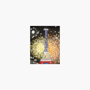 Rectangle Jigsaw Puzzle 5 Sizes 30 to 1000 Pieces Eiffel Tower by Maru ...