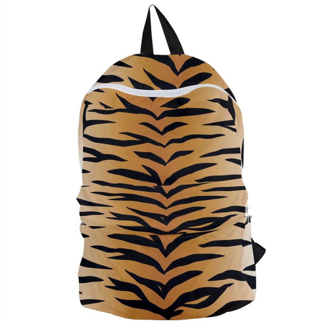 Foldable Lightweight Backpack Tiger Print, Feline, Gift for Animal ...