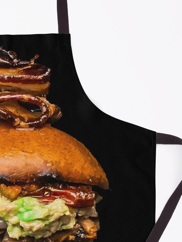 Apron Aci's Mega Beef Burger Foodie Chef Yummy Food - Etsy