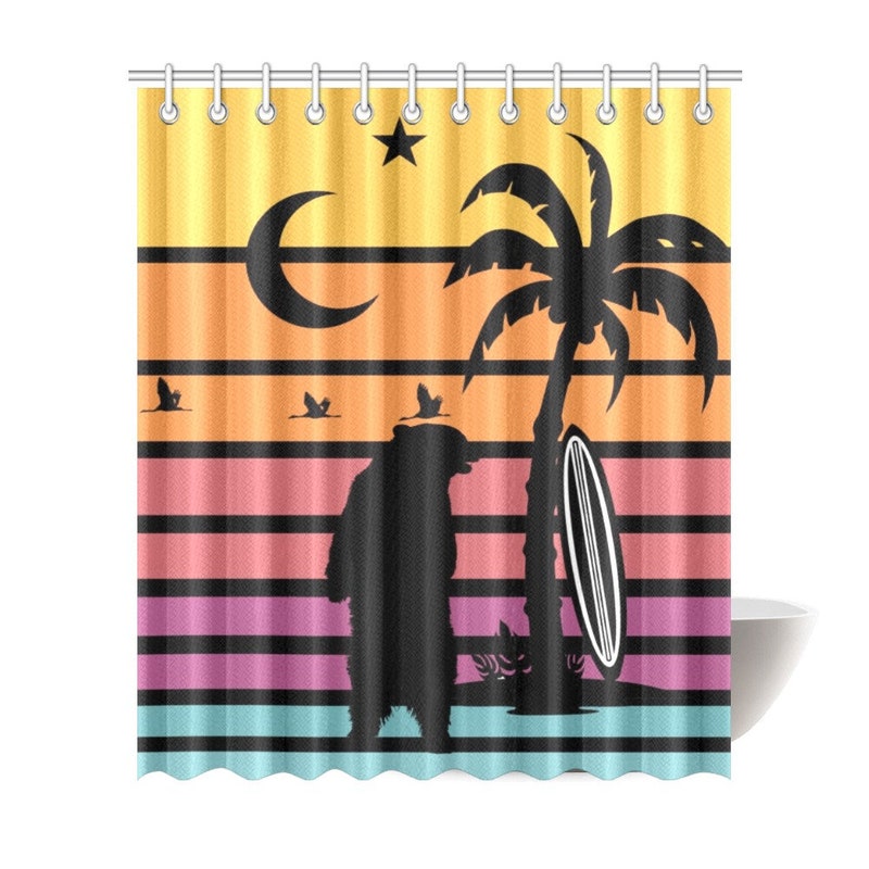 Surfer Curtains - Etsy