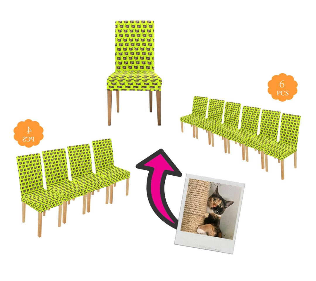 Custom Chair Cover, Personalized Chair Cover, Custom Photo Chair Cover ...