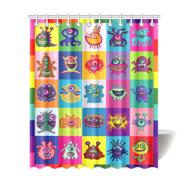 Monster Bathroom - Etsy