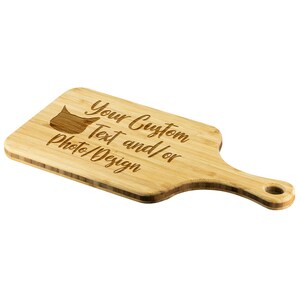 Custom Bamboo Cutting Board Personalized Cutting Board - Etsy