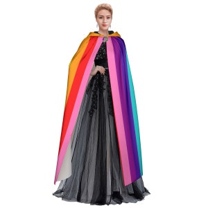 Love is Love Hooded Cloak, LGBTQ Cloak, Pride Cloak, Rainbow Cloak ...