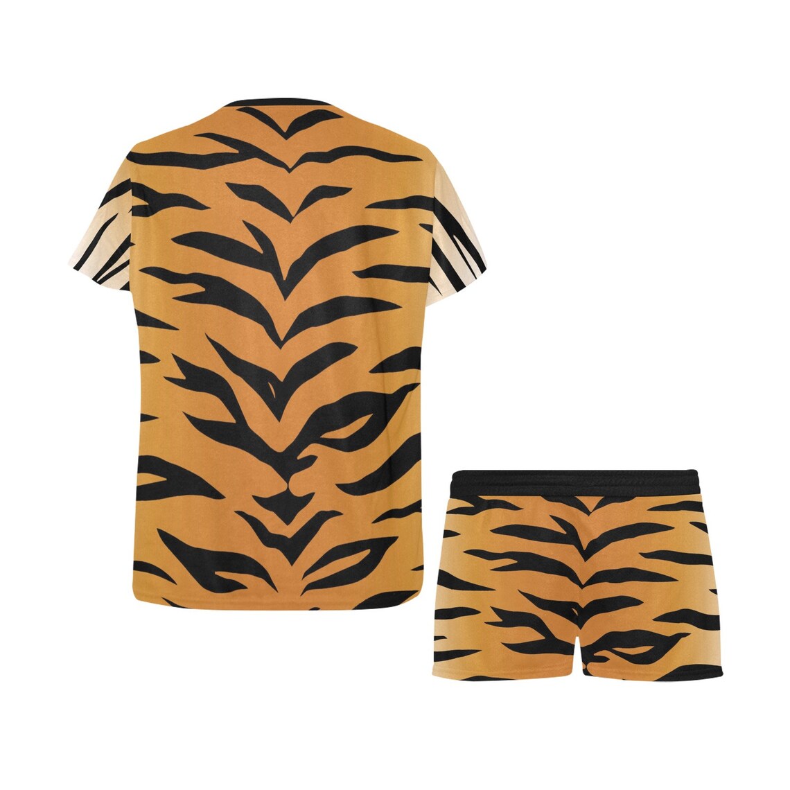 Short Pajama Set for Women Tiger Print Animal Print Pajamas - Etsy